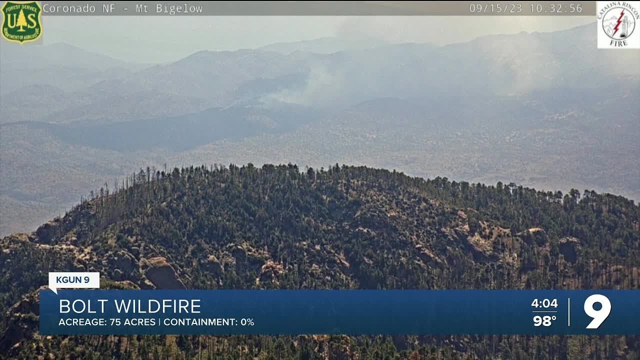 Bolt Fire sits at 75 acres, 0% containment - YouTube