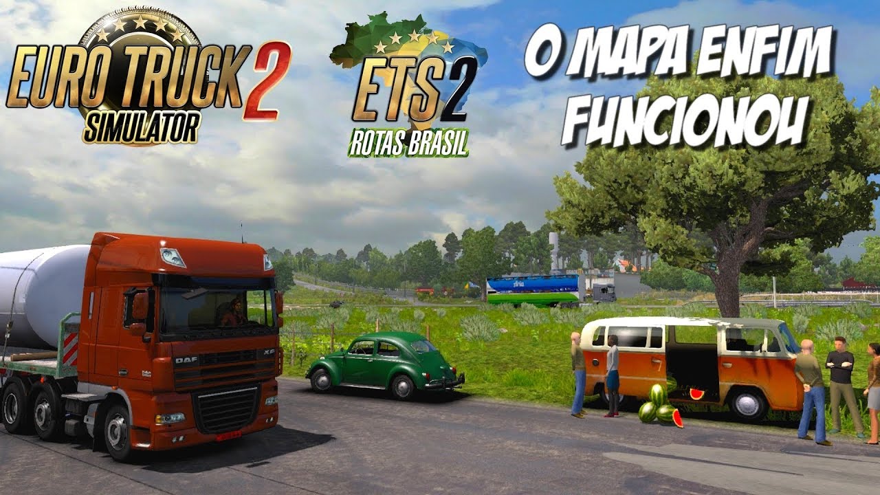 Euro Truck Simulator 2 O Mapa Rotas Brasil Enfim Funcionou Youtube