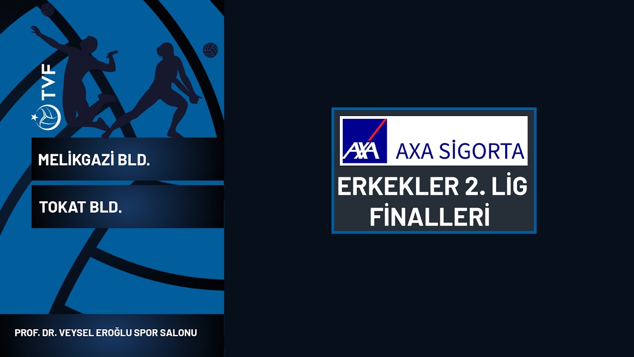 MELİKGAZİ BLD. - TOKAT BLD. AXA Sigorta Erkekler 2. Ligi Finalleri ...