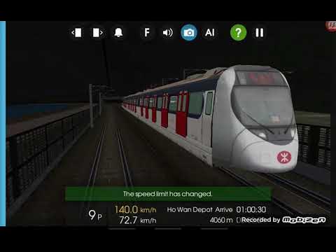 Hmmsim 2|MTR Sp1900/Sp1950 in Disneyland Resort Line??? from Disneyland Resort to Siu Ho wan ...