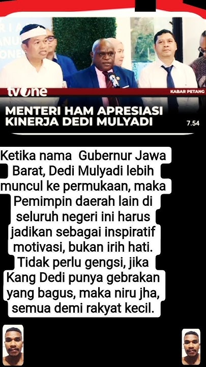 Nama Dedi Mulyadi makin terkenal diseluruh penjuru Nusantara - YouTube