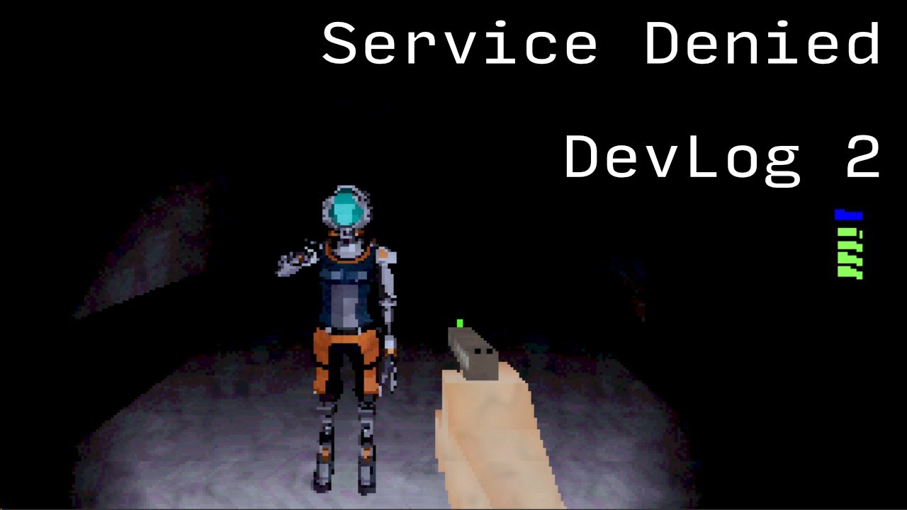 Making good progress on my PS1 horror FPS | Service Denied DevLog 2 - YouTube