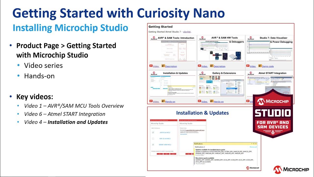 Microchip Studio Hands on and Video Training - YouTube
