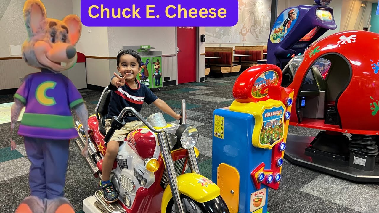 Chuck E. Cheese’s Family fun Games and rides for kids | cute funny baby ...