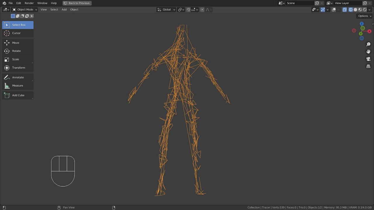 Blender Tutorial - Wired humanoid - YouTube