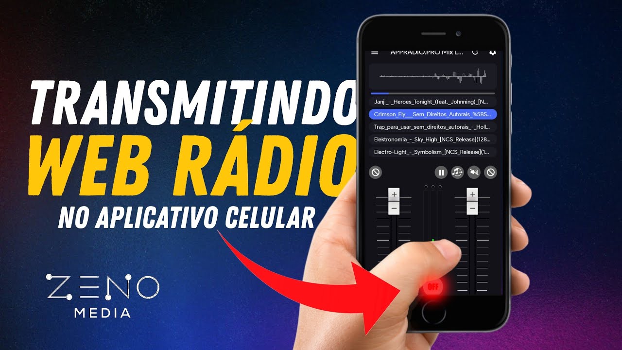 Transmitir Web Rádio Usando o aplicativo no Celular Configuração ...