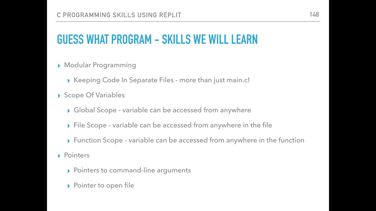 C Prog Skills Using Replit Lesson 6 Part 1 Guess What Program Youtube 7280