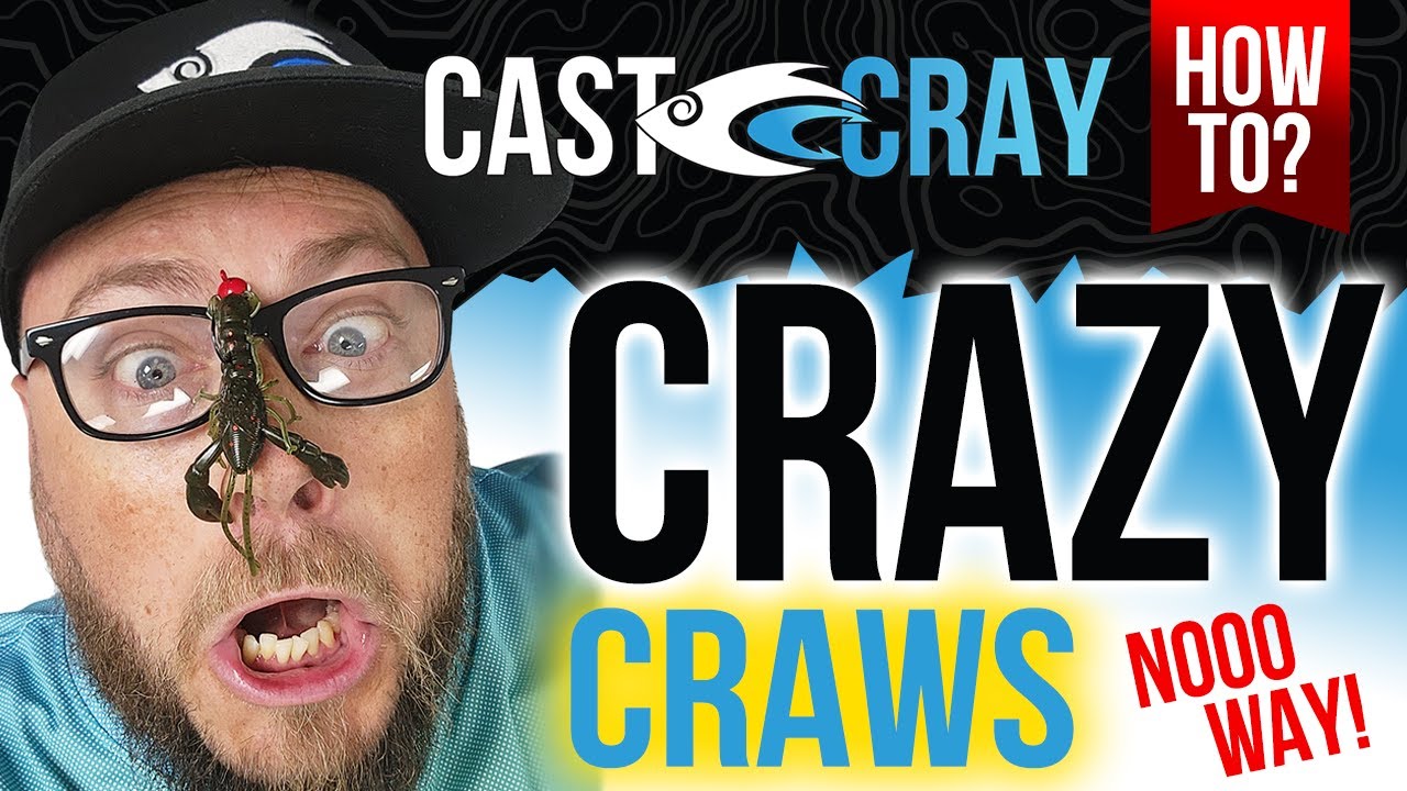 The New Cast Cray Crazy Craw! Fishing Craw Baits - YouTube