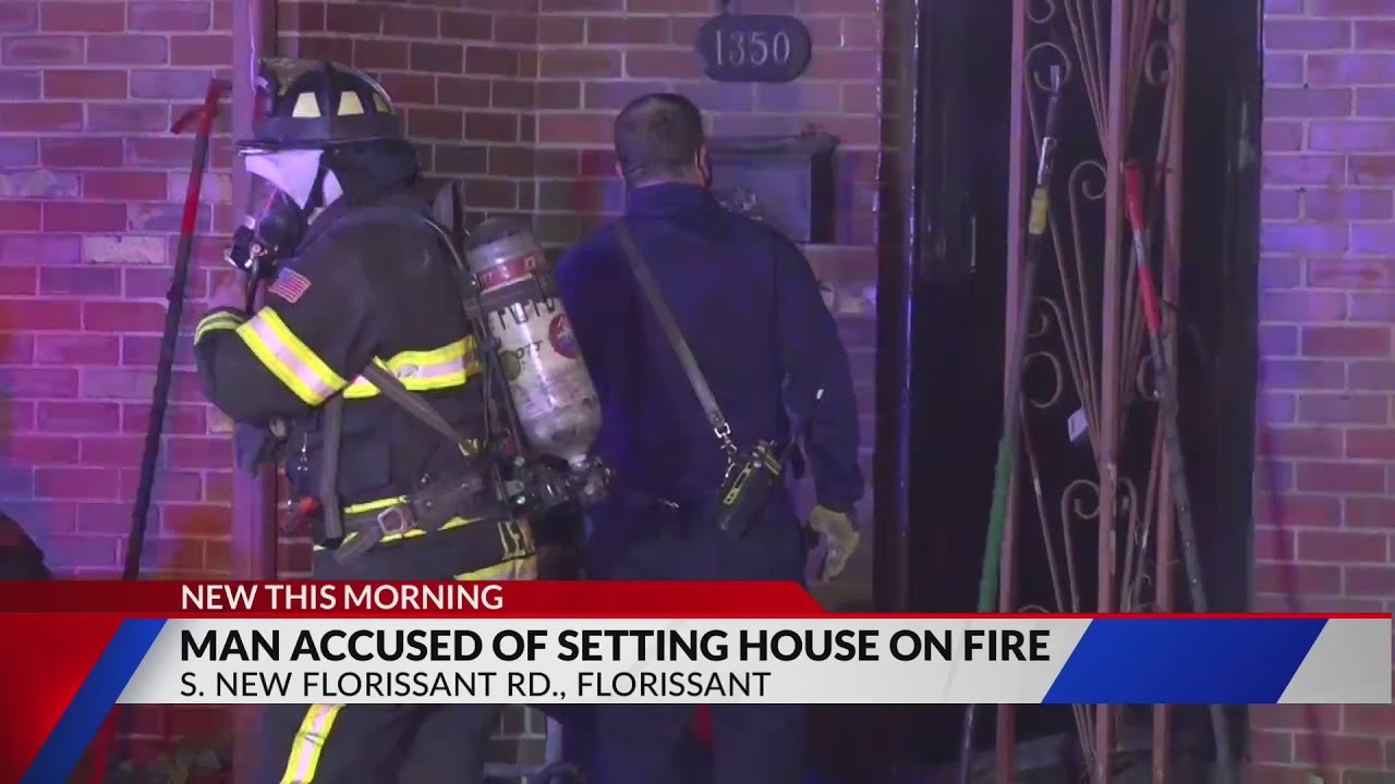 Man arrested, accused of setting house on fire - YouTube
