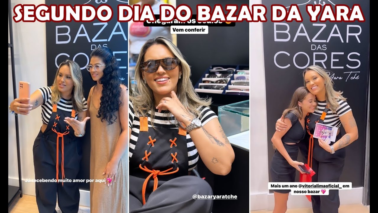 Yara Tchê no segundo dia do Bazar das Cores | Central dos Desejeiros ...