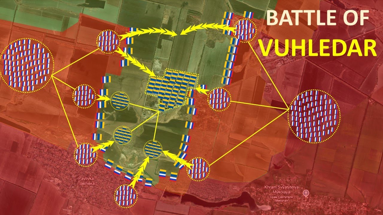 Battle Of Vuhledar l Complete Detailed Map l Every Advance Cover - YouTube