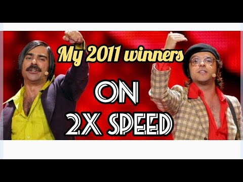 My winners of Eurovision 2011 but on 2x speed - YouTube