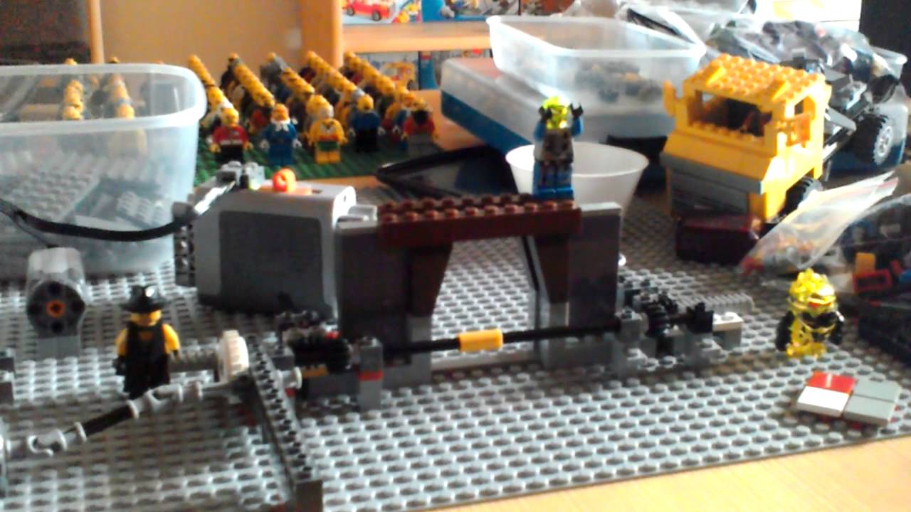Lego two-ways opening motorized door v3 test 1 (INHSO MOOD) - YouTube