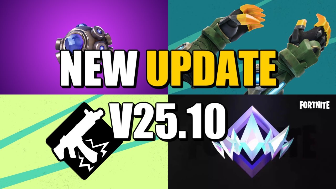 ? Fortnite *NEW* Update v25.10 out NOW! - New NIKE Collab Skins! - Go IT