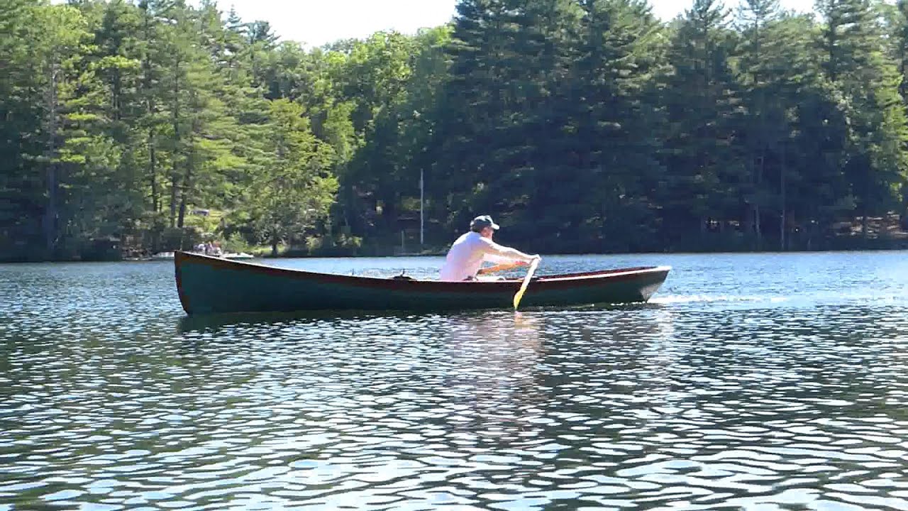 Bentley Rowing the Rangeley - YouTube