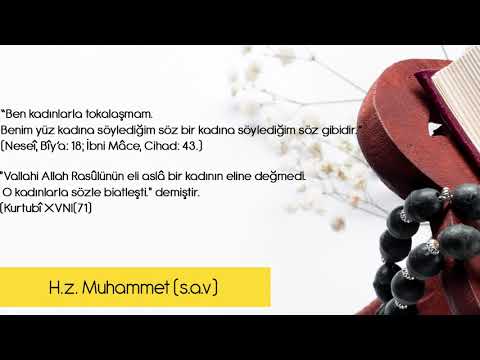 Kadınlarla tokalaşmak caiz midir, Peygamberimiz biat alırken kadınların elini tutmuş mudur?