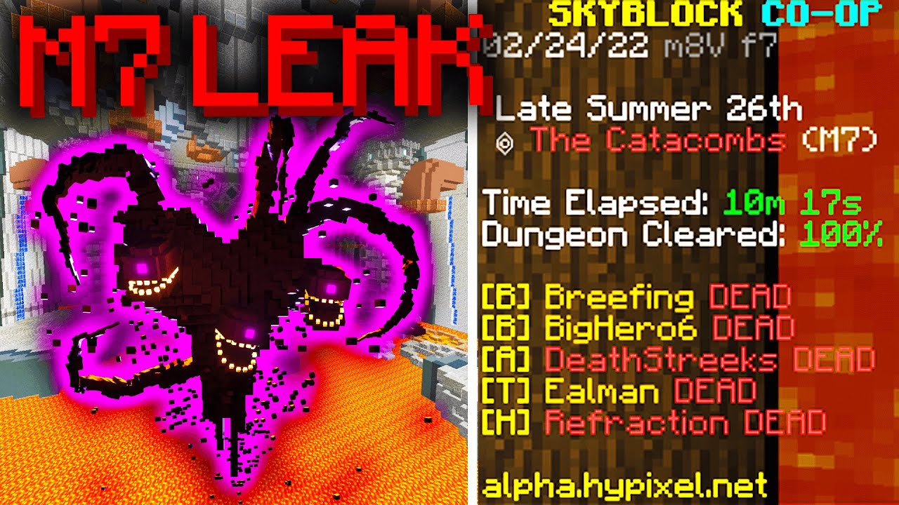 M7 Just Got LEAKED... (Hypixel Skyblock Dungeons) - YouTube