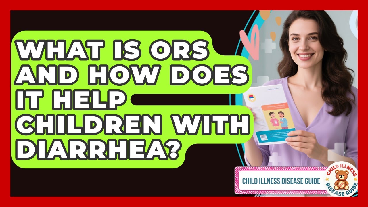 What Is ORS And How Does It Help Children With Diarrhea? - Child ...