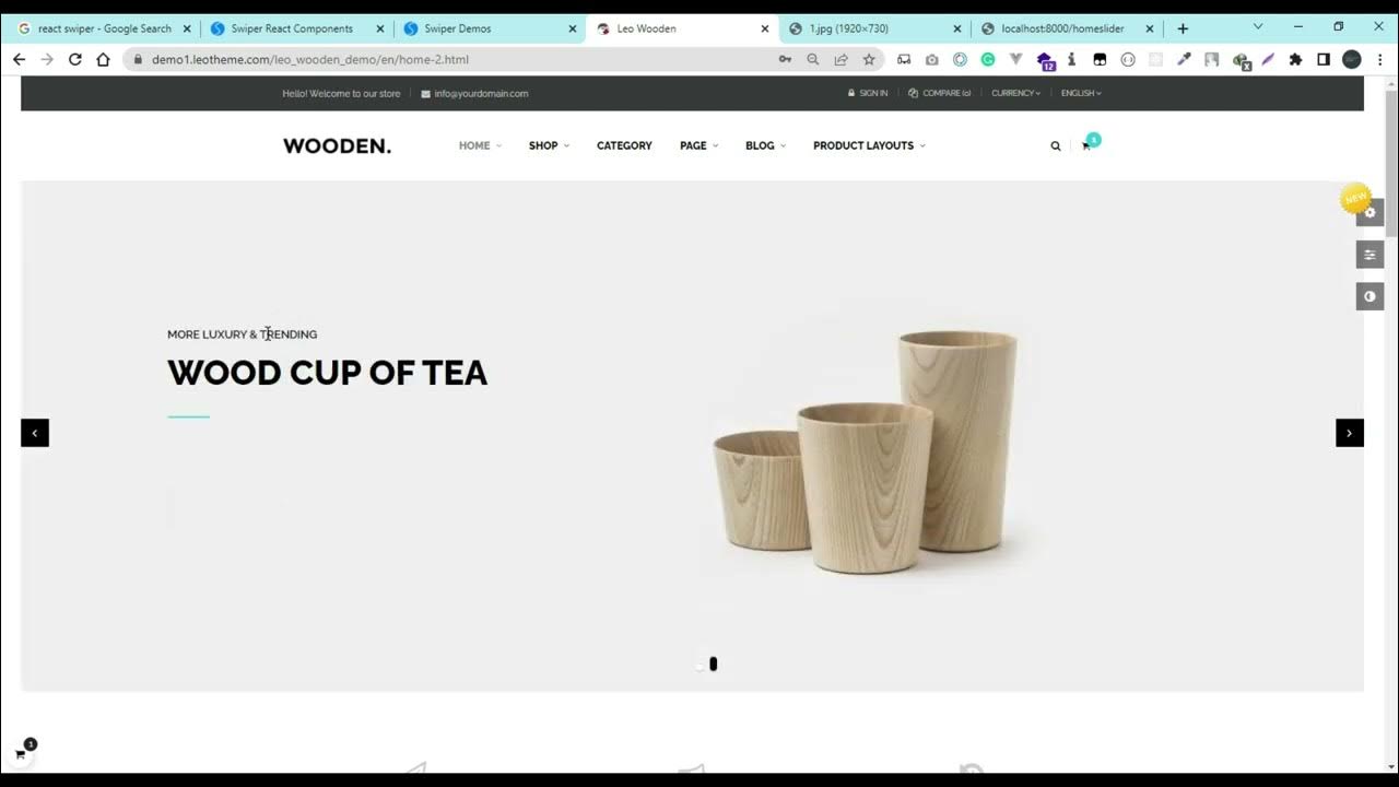 Swiperjs with React | react slider | react swiper slider | Modern Touch ...