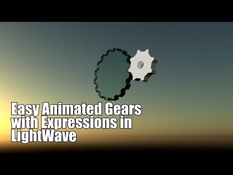 Easy Animated Gears with Expressions in LightWave - YouTube