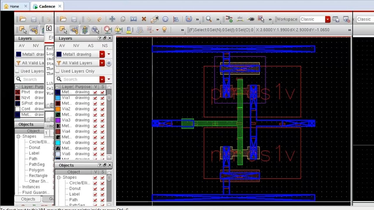 Complete Inverter Design With Cadence Virtuoso Layout Xl Assura Drc Lvs And Rc Extraction