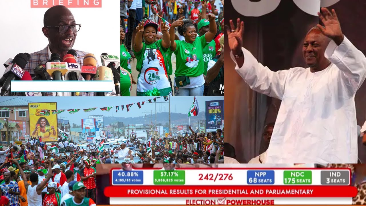 Historic🚨 NDC Claim 200+ Parliamentary Seat As Massive Jubilation Hit ...