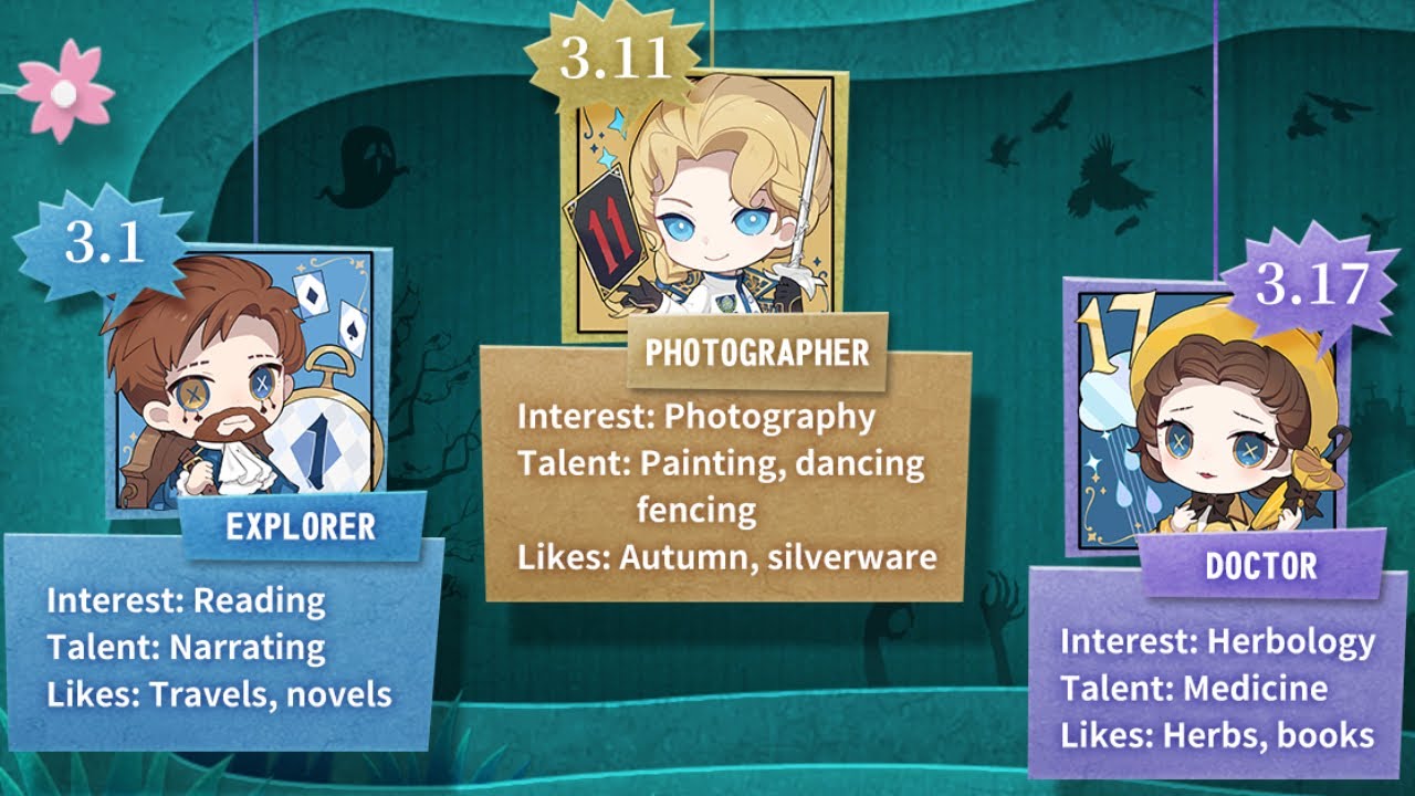 Upcoming characters birthday [March] l Identity v - YouTube