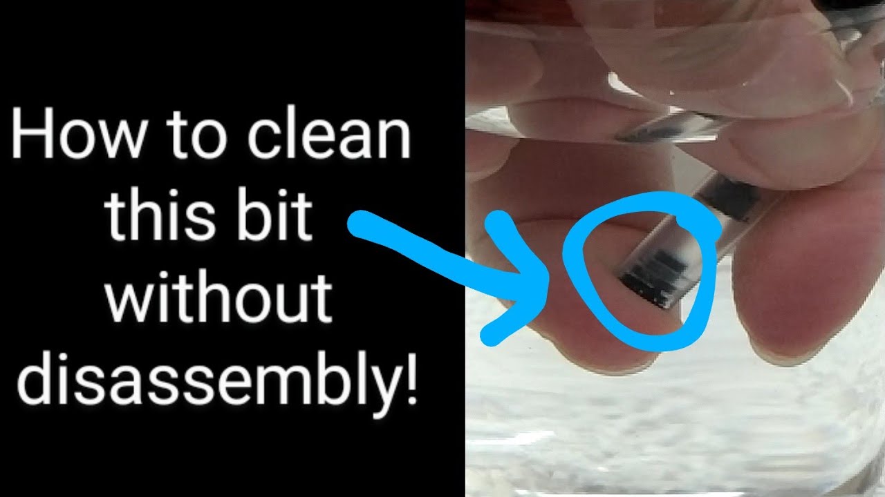 How to clean Lamy converter without disassembly. (text narration only ...
