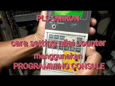 cara program PLC OMRON.(setting counter value)#automation #plc. - YouTube