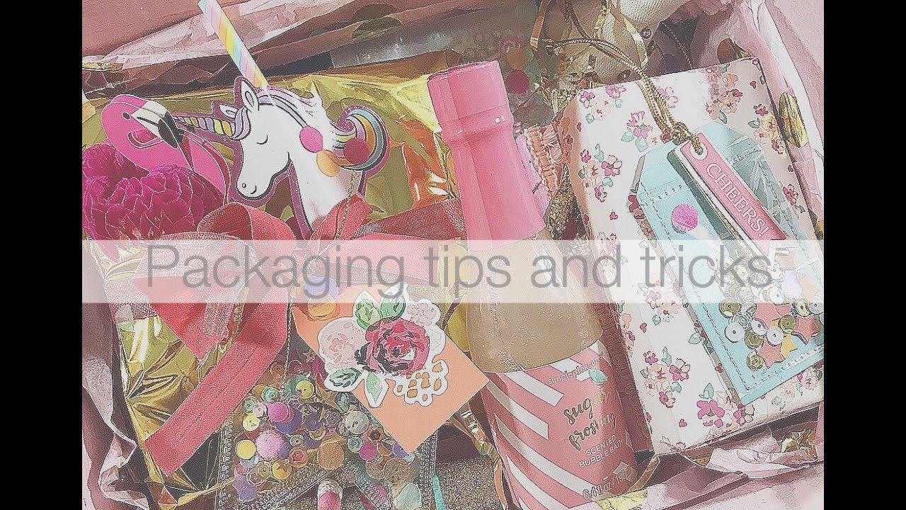 Tips and tricks for cute packaging - YouTube