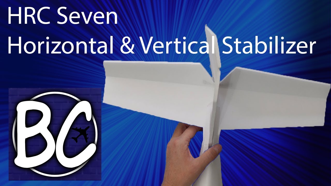 How to Build Horizontal & Vertical Stabilizer HRC Seven - YouTube