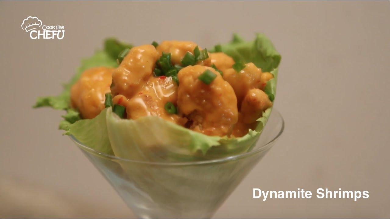 P.F. Chang's Style Dynamite Shrimps Recipe by Chefu - YouTube