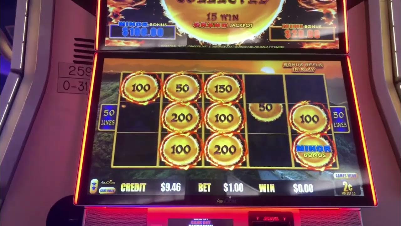 Nice slot win dragon link Mohegan sun - YouTube