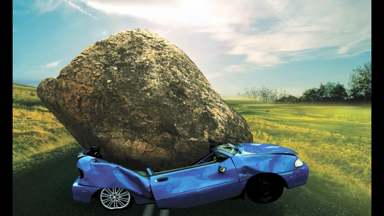What Happens If A Huge Rock Drops And Hit You??? - YouTube