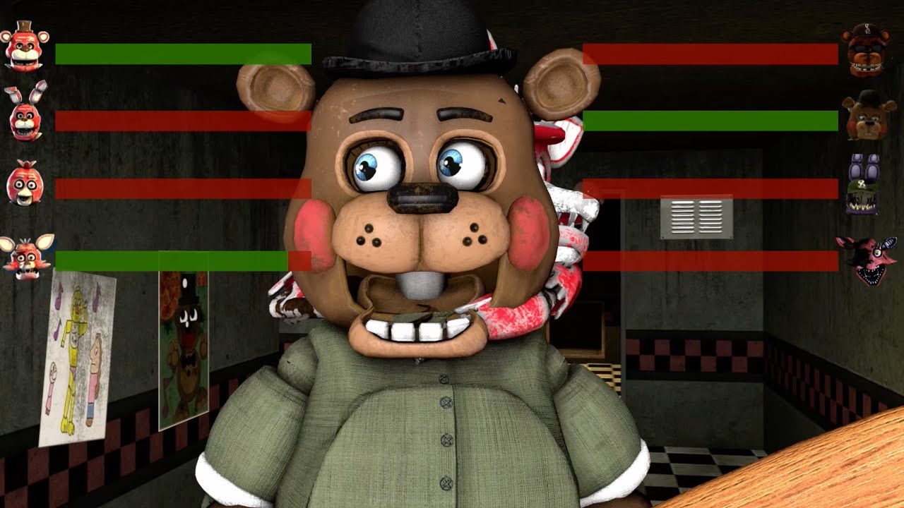 [SFM FNaF] San Andreas vs Coca Cola Animatronics WITH Healthbars - YouTube