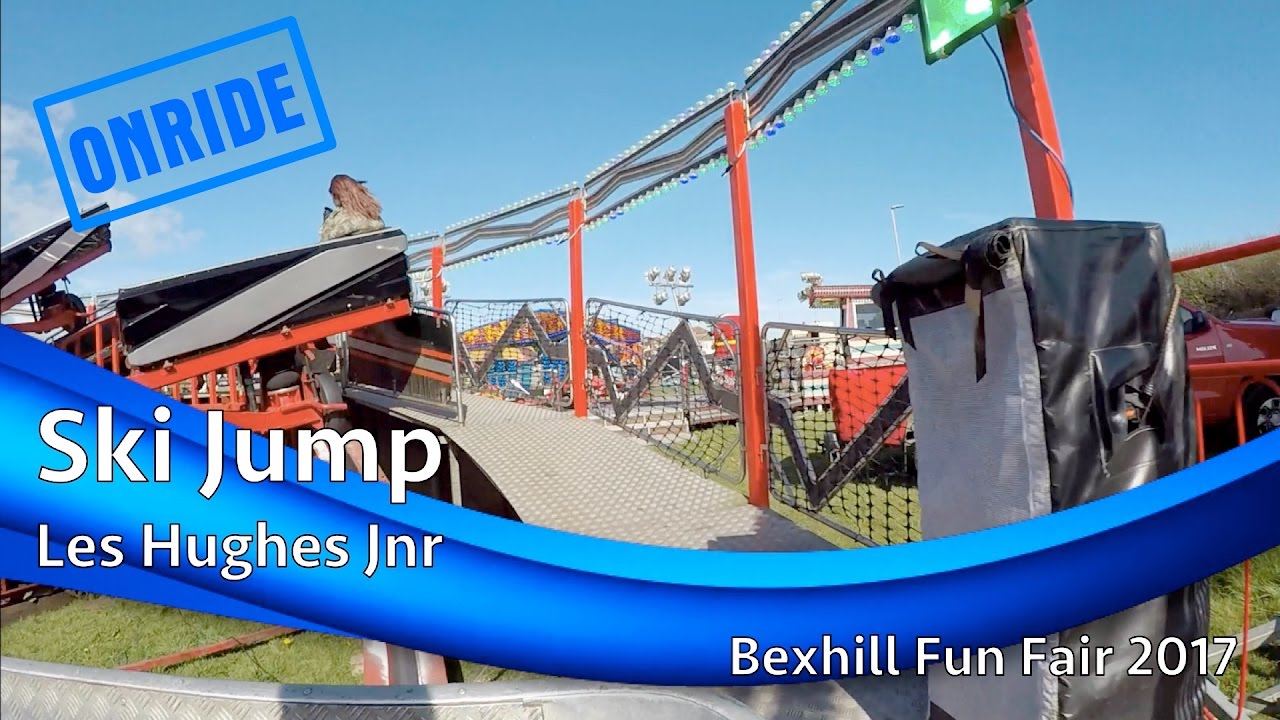 Ski Jump - Les Hughes Jnr (Onride) @ Bexhill Fun Fair 2017 - YouTube