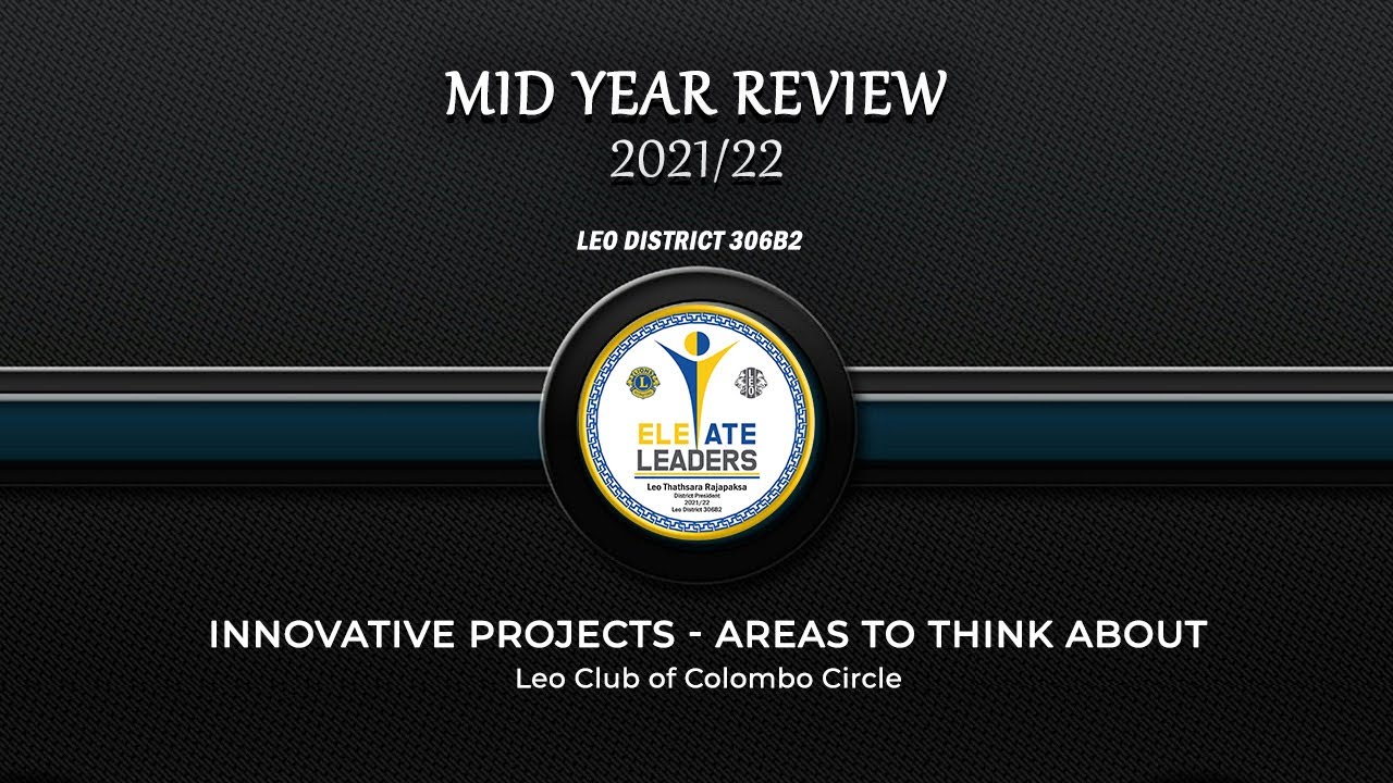 Innovative Projects - Areas To Think About I Leo Club of Colombo Circle ...