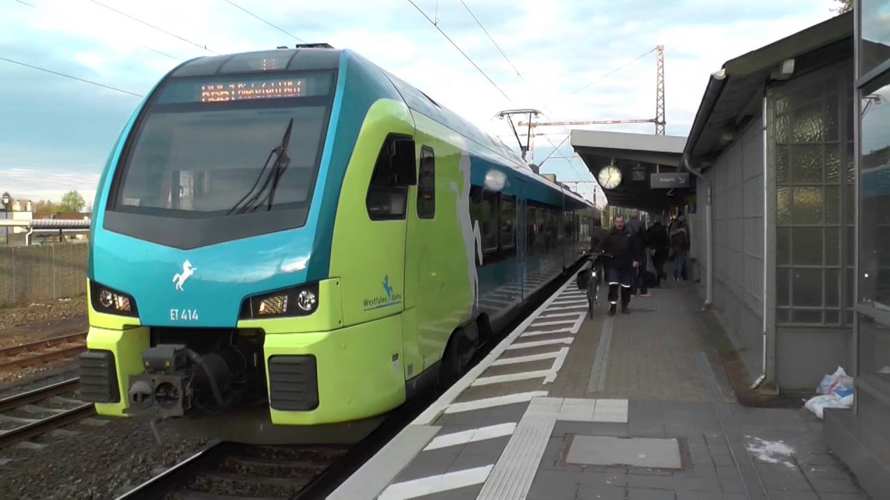 As on the model railway - station Melle - YouTube