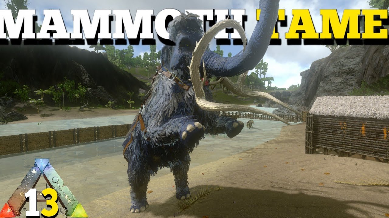 Taming a mammoth | ark season 1 ep-13 | ark revamp | ark survival ...