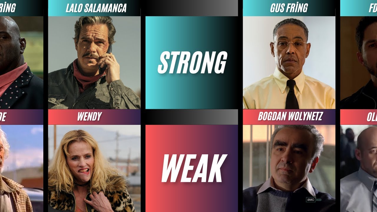 Breaking bad strong vs weak characters - YouTube