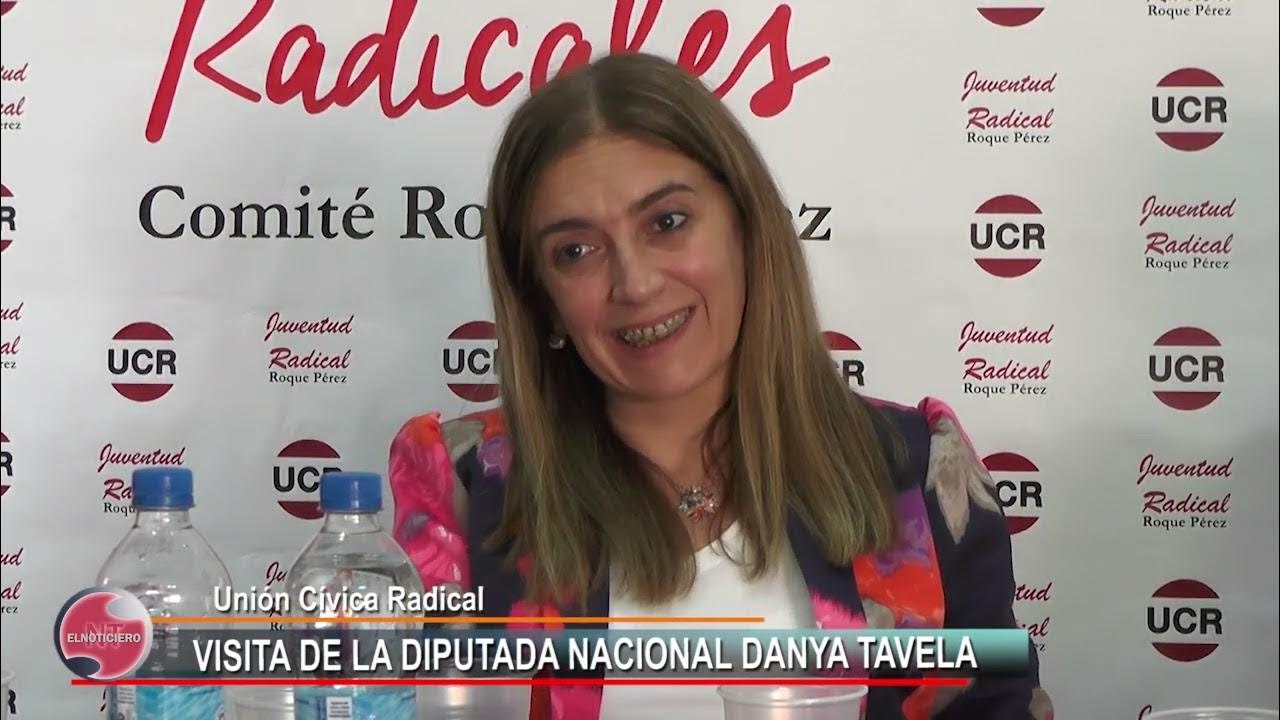 Visita de la diputada nacional Danya Tavela - YouTube