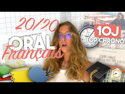 l'oral de français (en 10 jours top chrono) 🗣