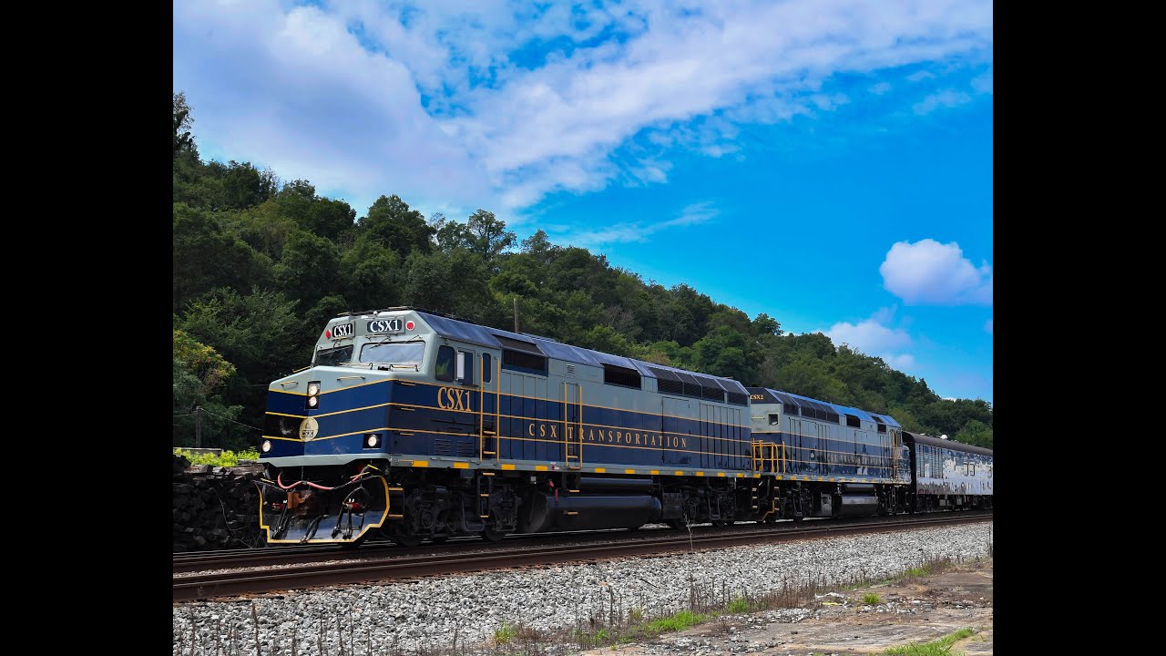 CSXT 1 & 2 with the CSX Office Car Special Executive Train in B&O ...
