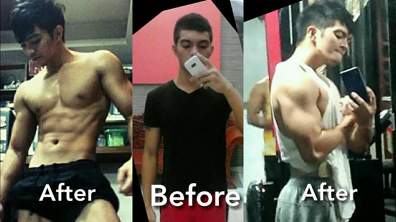 From skinny to muscle, Natural body transformation progress - YouTube