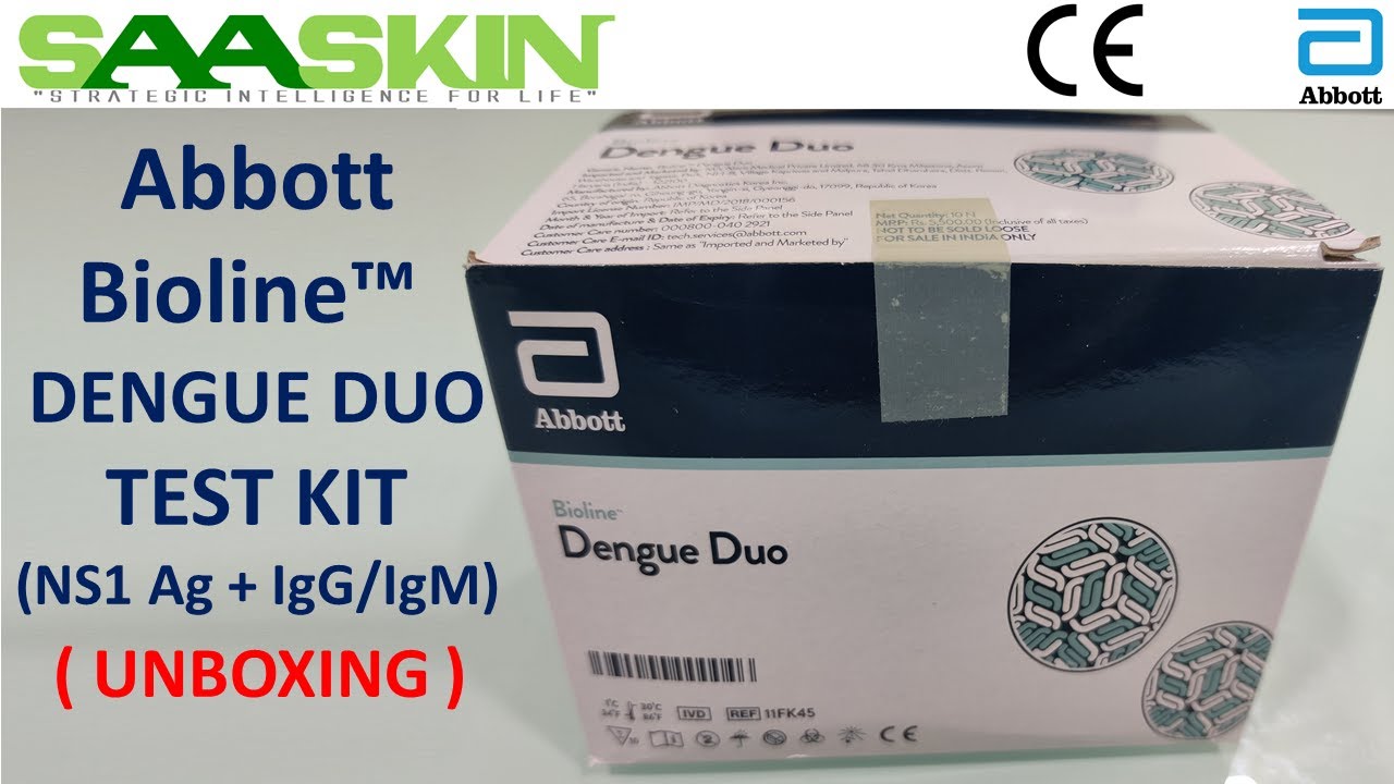 Abbott Bioline Dengue Duo Dengue Test Kit | Dengue NS1 Ag and IgG/IgM ...