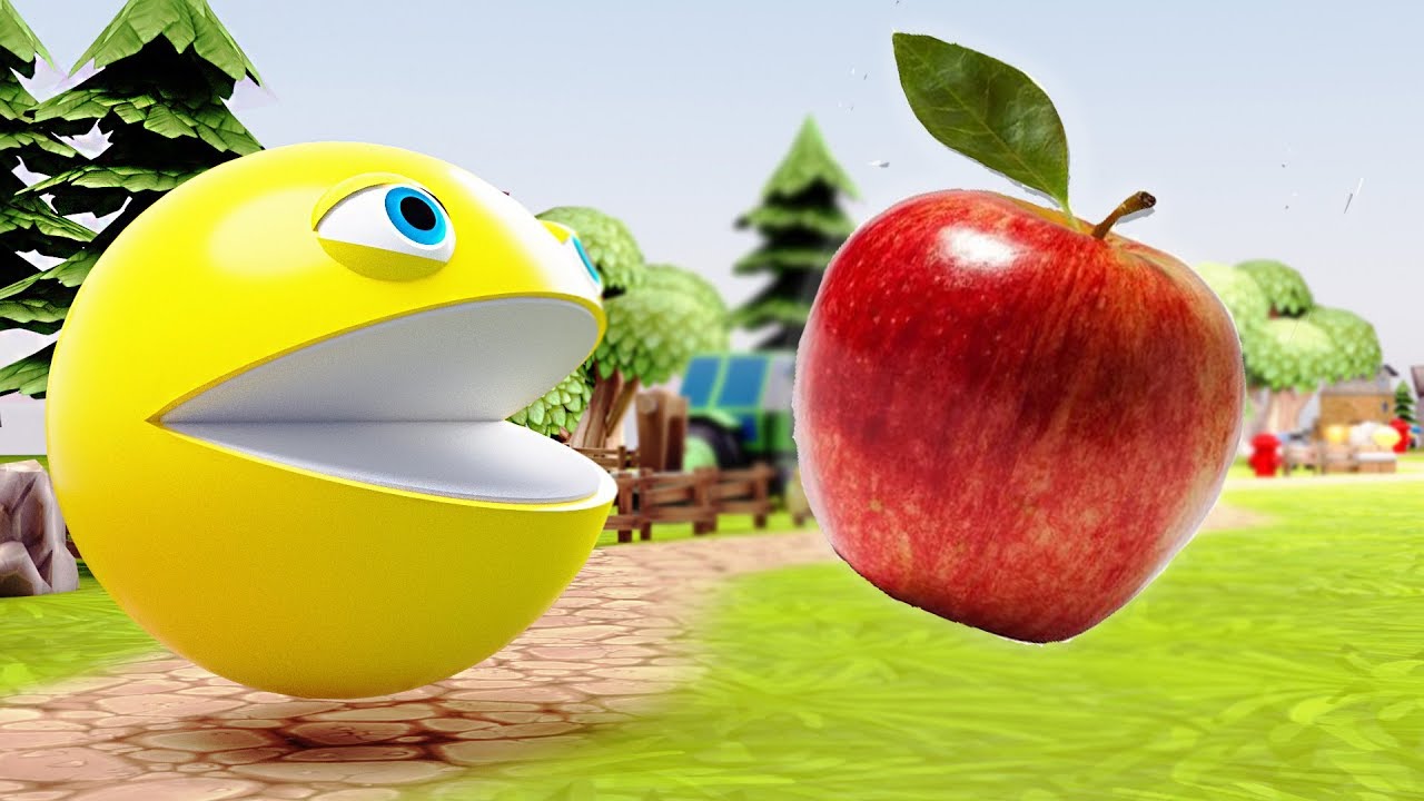 Learn Number & Fruits With Pacman | Learning Fruits Name And Number ...