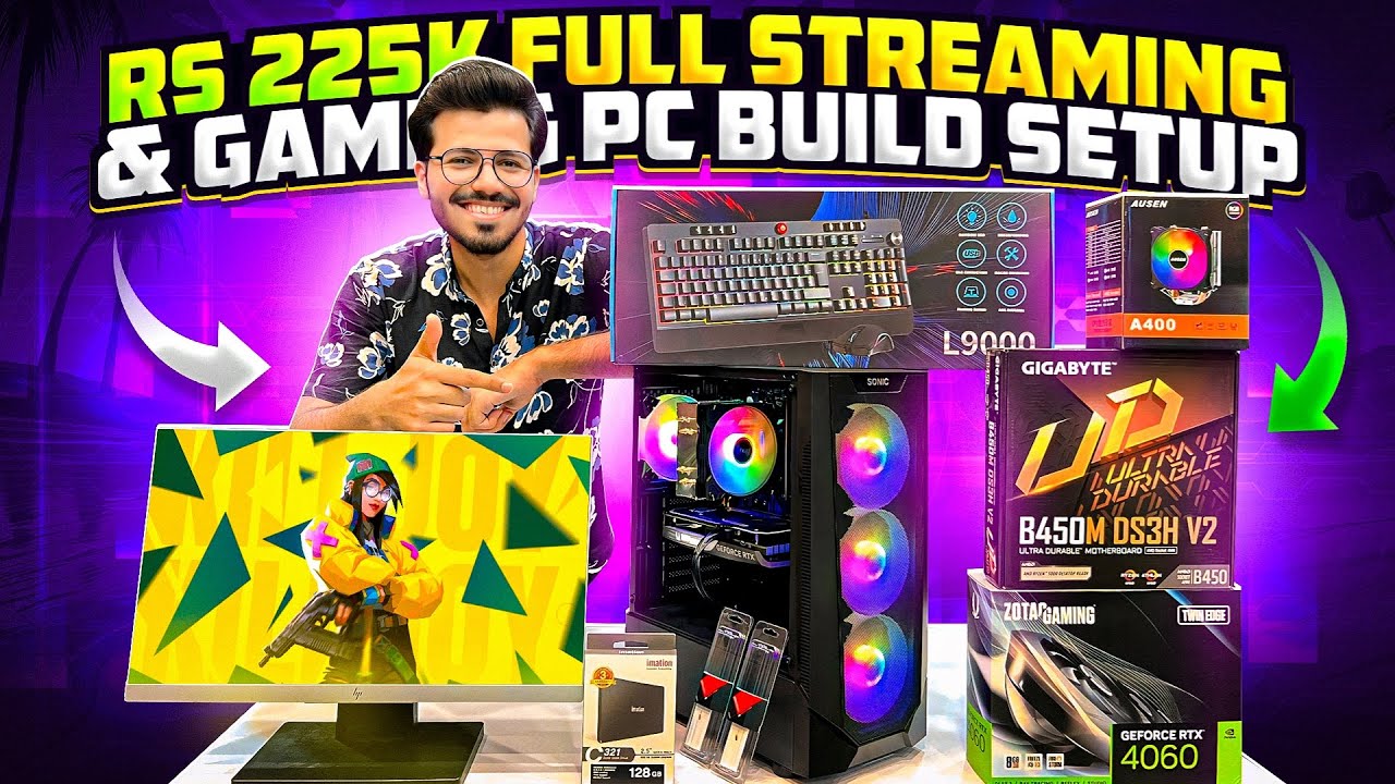 Rs 225K FULL GAMING & STREAMING PC Build Setup in Pakistan - YouTube