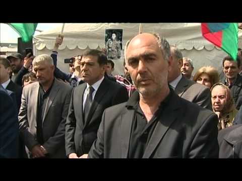 Şəhid Fəxrəddin Qurbanlının dəfn mərasimi