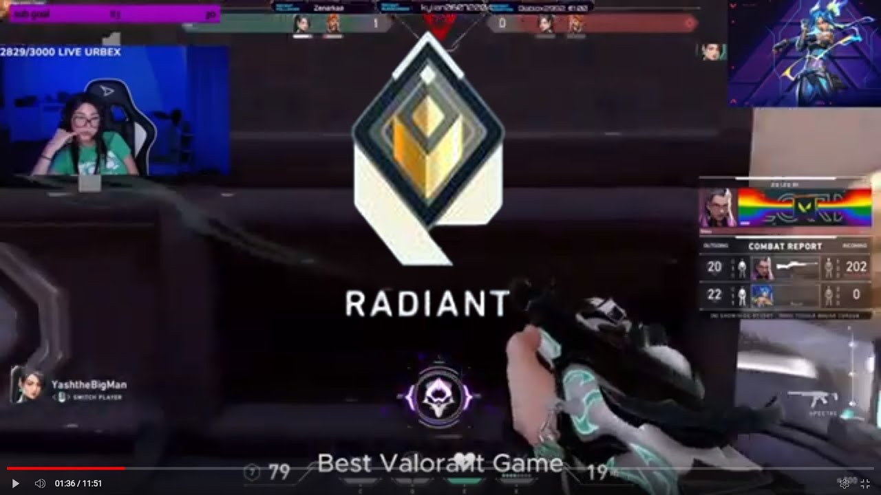 HELYDIA EN ROUTE VERT LE RADIANT ??? LA ROUTE EST LONG !!! #valorant ...