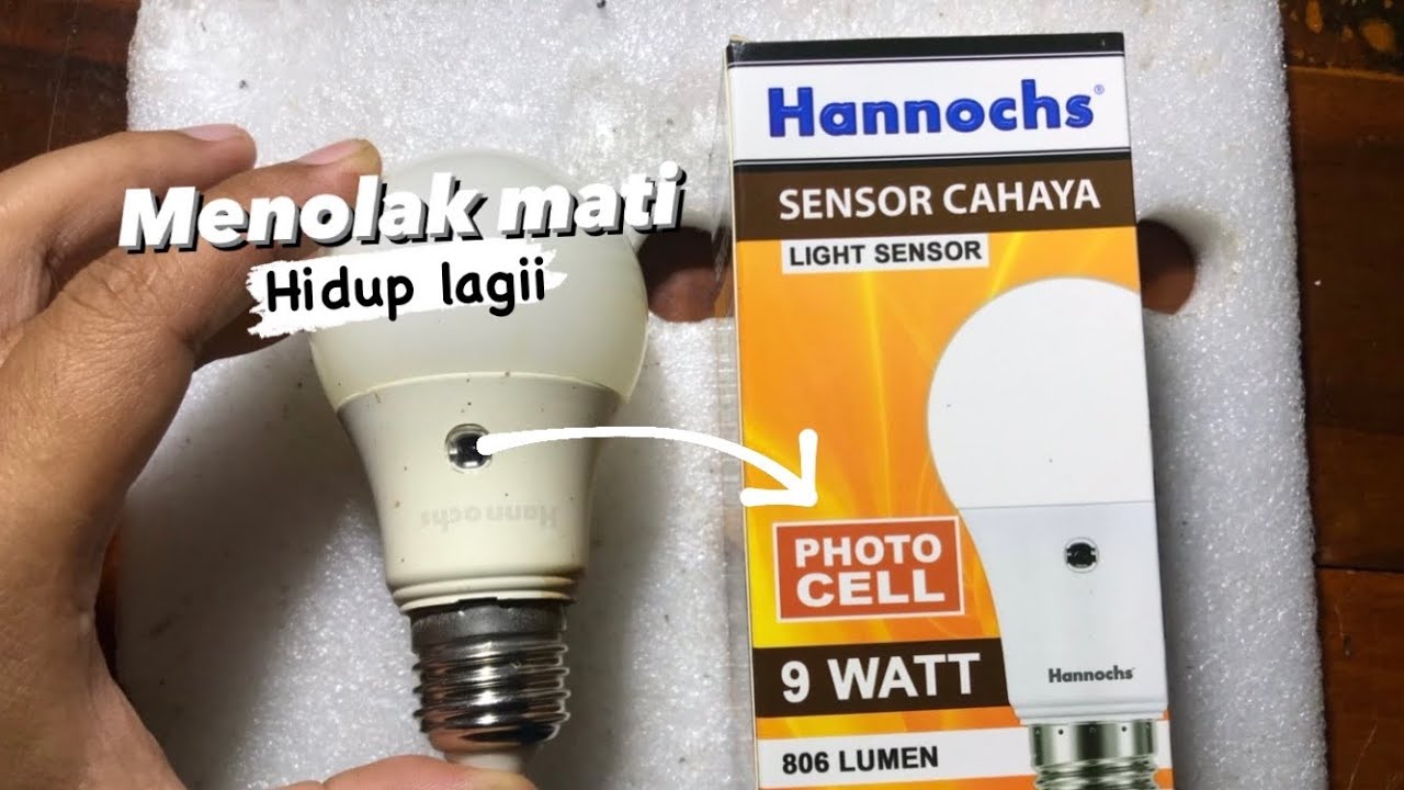 Lampu Led menyala berkedip | hannochs sensor cahaya | lampu otomatis ...